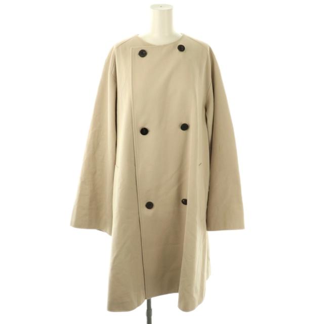 【中古】ギャルリーヴィー トゥモローランド 23SS コットンウールギャバジン カラーレストレンチコート F