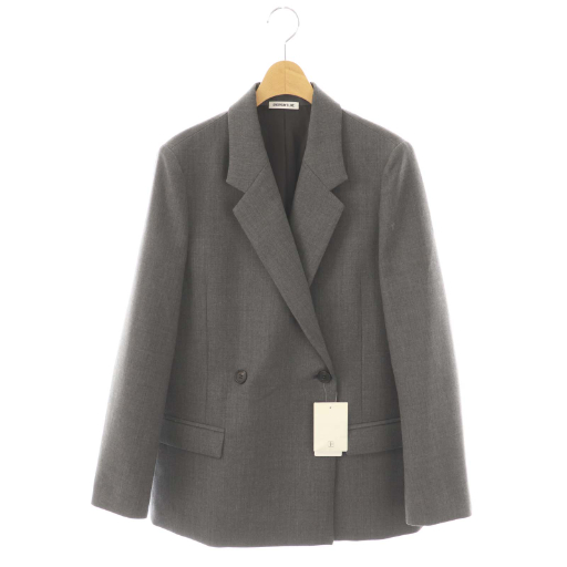 【中古】未使用品 ドゥーズィエムクラス エブリデイアイライク 25SS Wクロス Essential テーラードジャケット