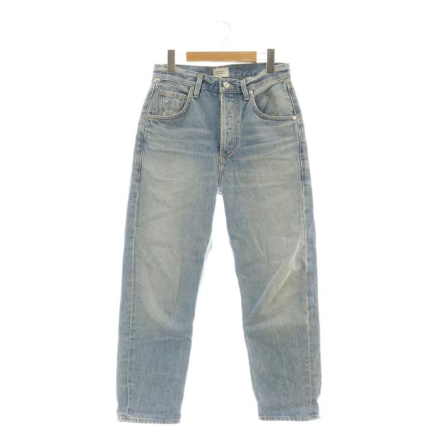 【中古】シチズン オブ ヒューマニティー DAHLIA デニムパンツ ジーンズ ボタンフライ 24 ライトブルー /CX ■OS