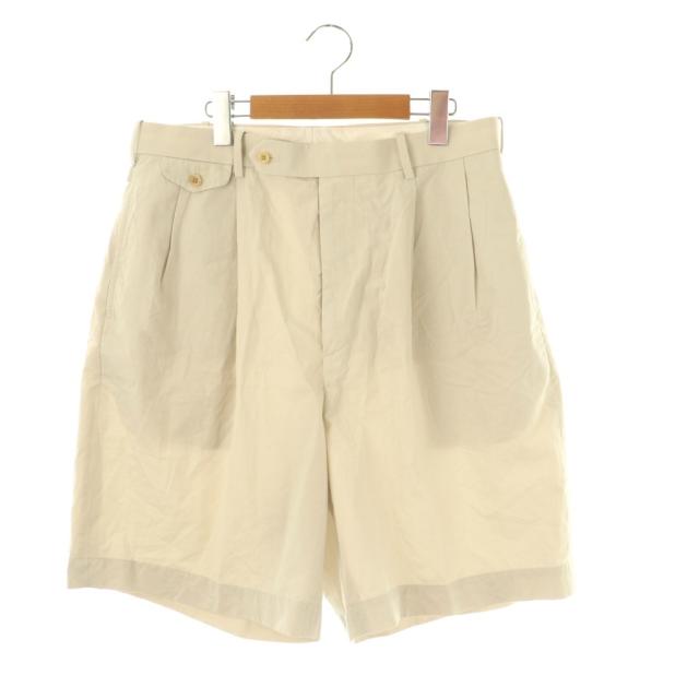 【中古】アプレッセ A.PRESSE High Density Weather Cloth Shorts ショートパンツ ジッパーフライ 3 グレージュ