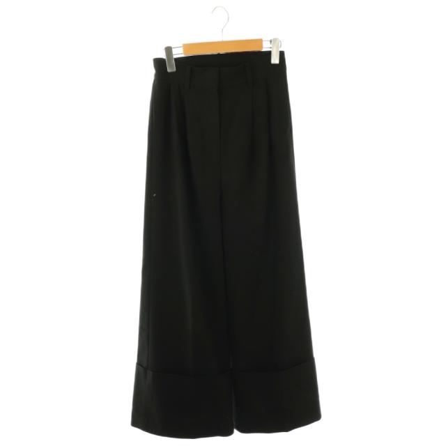 【中古】リムアーク rim.ark  25AW W-length slacks スラックス パンツ 36 黒 ブラック /AB ■OS レディース