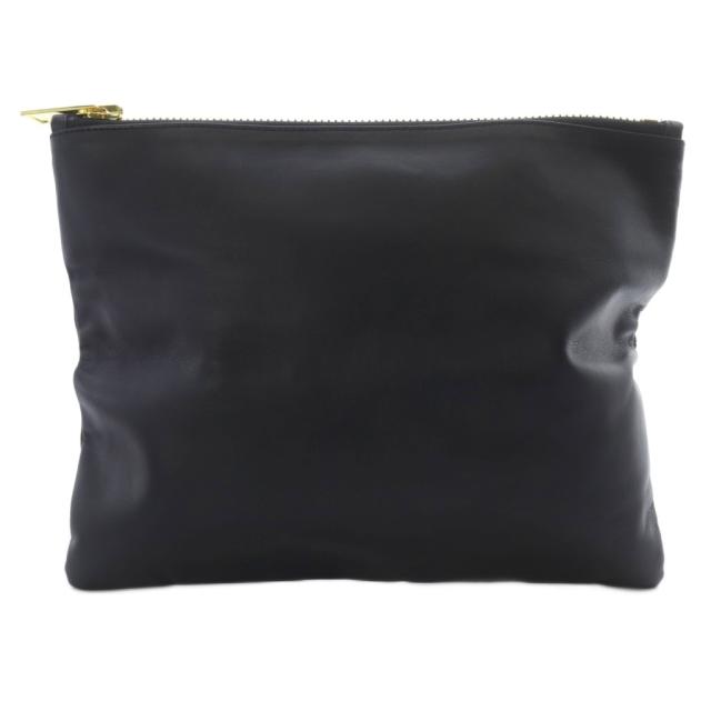 【中古】シータパランティカ sita parantica レザークラッチバッグ 黒 ブラック /SR レディース