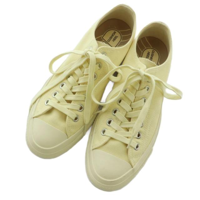 【中古】コンバース CHUCK TAYLOR CANVAS OX チャックテイラー OX スニーカー US9 27.5cm アイボリー 1AD250