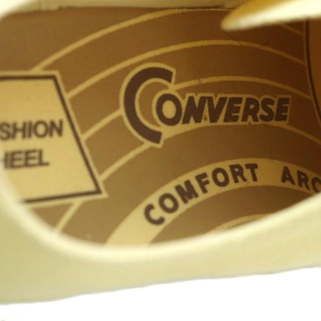 【中古】コンバース CHUCK TAYLOR CANVAS OX チャックテイラー OX スニーカー US9 27.5cm アイボリー 1AD250