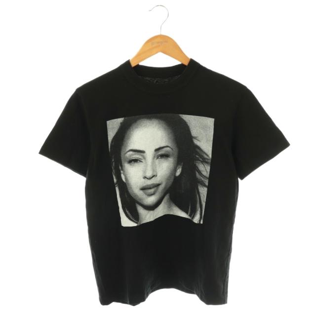 【中古】サカイ sacai 21SS  SADE プリントTシャツ カットソー 半袖 1 黒 21-0227S /NR ■OS ■SH レディース