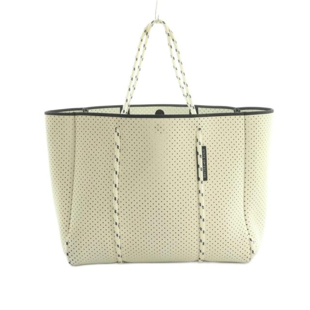 【中古】ステイトオブエスケープ STATE OF ESCAPE トートバッグ パンチング 白 黒 /MI ■OS レディース