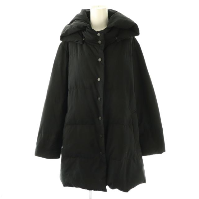 【中古】プリーツプリーズ イッセイミヤケ ダウンコート ダウンジャケット アウター 4 ブラック PP04-ZA861