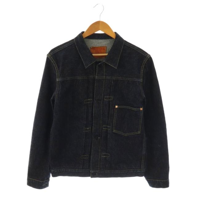 【中古】ティーシービージーンズ TCB JEANS 40s 大戦モデル デニムジャケット Gジャン 42 ネイビー /HK ■OS ■AD
