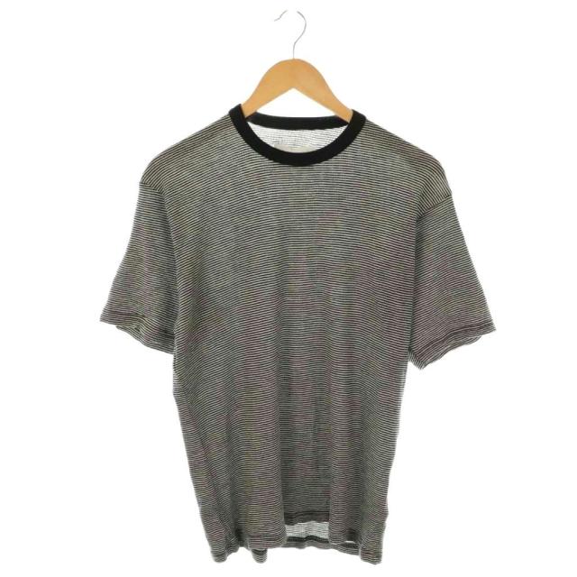 【中古】シュタイン ssstein Fine Wool Oversized Short Sleeve Tee ボーダーTシャツ カットソー 半袖 S ブラック /HK