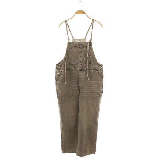 【中古】未使用品 シニカル CYNICAL ミドルオンスデニムサロペット オールインワン 2 グレー /DO ■OS レディース