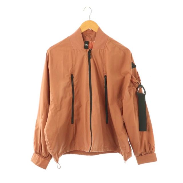 【中古】アディダス aCITY ESCAPE LOOSE TRACK JACKET ジャケット 2XL ピンクベージュ IA2136 /DO ■OS