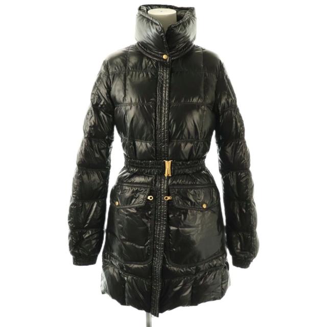 【中古】デュベティカ DUVETICA AGANICE ナイロンダウンコート ダウンジャケット アウター 38 ブラック レディース