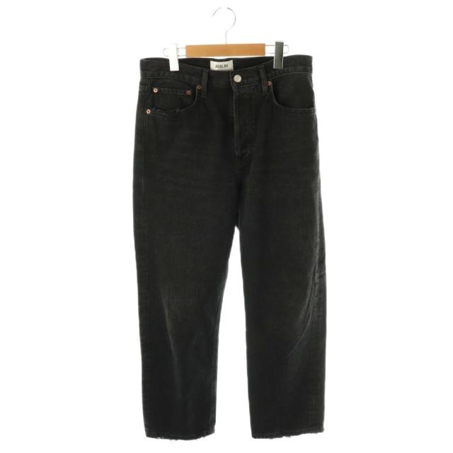【中古】エーゴールドイー AGOLDE 90S CROP デニムパンツ 27 黒 ブラック A173E-1157 /AB ■OS レディース