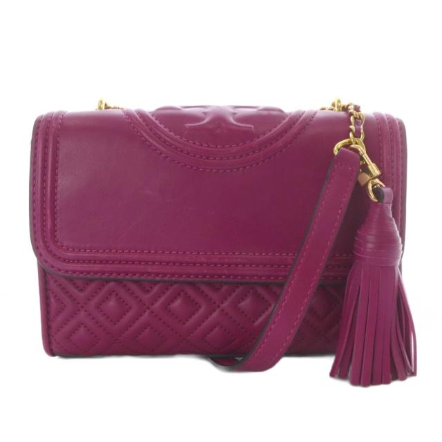 【中古】トリーバーチ フレミング スモール コンバーチブル ショルダーバッグ ワンショルダー 斜め掛け タッセル