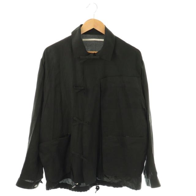 【中古】タム tamme SLEEPING SHIRT シャツ ジャケット 薄手 黒 /NR ■OS ■SH メンズ