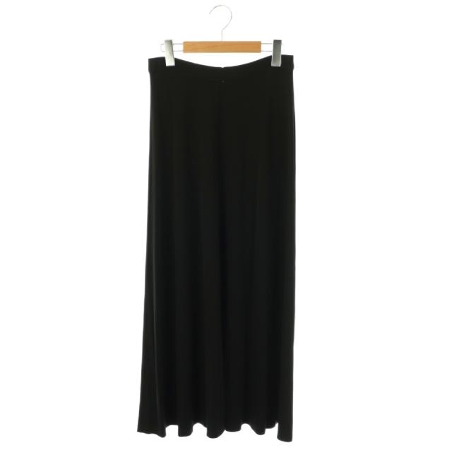 【中古】トーテム TOTEME Fluid jersey skirt フレアスカート ロング XS ブラック /DF ■OS レディース