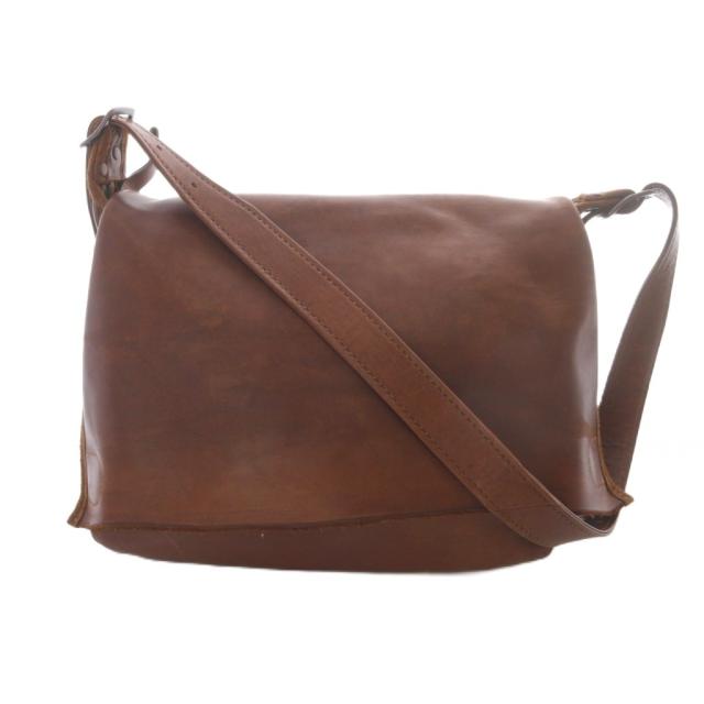 【中古】ゲンテン genten ホースレザー ショルダーバッグ 茶色 ブラウン 44612 /SR レディース