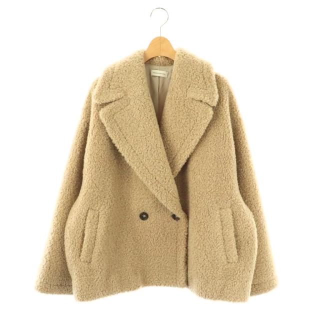 【中古】バンヤードストーム BARNYARDSTORM プードルボアコート 1 ベージュ /DO ■OS レディース