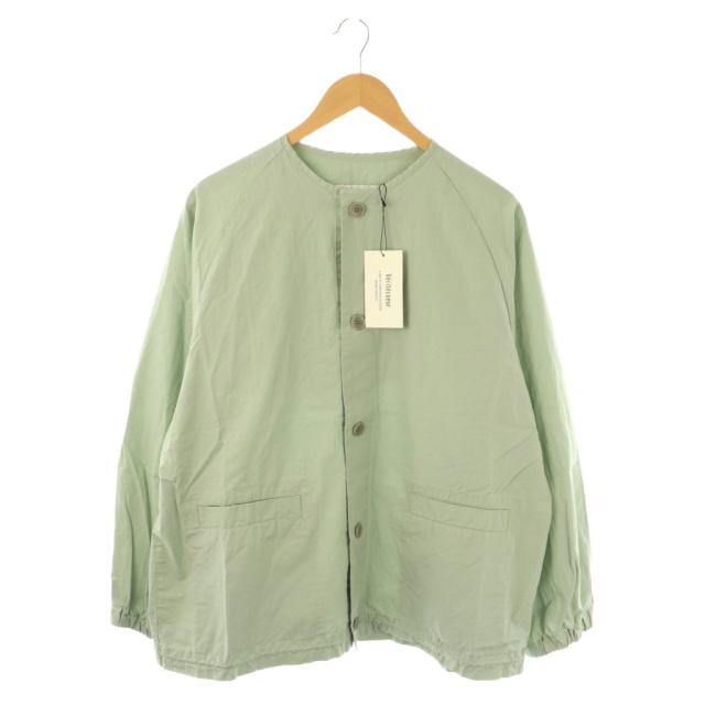 【中古】ヴェリテクール Veritecoeur Vegetable Dyeing ヨークシャツ ブラウス 前開き F ライトカーキ /CX ■OS ■SH