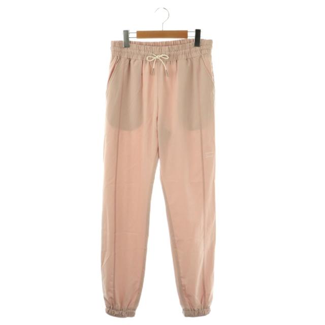 【中古】ボーダーズアットバルコニー active day today TRACK PANTS パンツ 38 ピンク /DO ■OS レディース