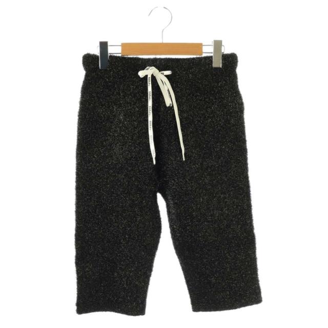 【中古】ビビィ Bibiy. MEGAN LAME SHORTS ラメハーフパンツ テーパード F 黒 B41-PT064BKF /NR ■OS レディース