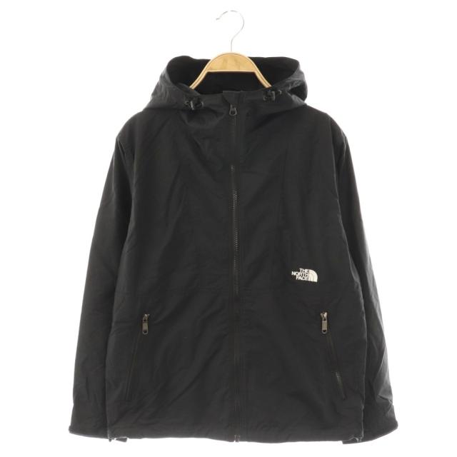 【中古】ザノースフェイス Compact Jacket コンパクトジャケット ナイロンジャンパー L ブラック NPW72230 /CX ■OS