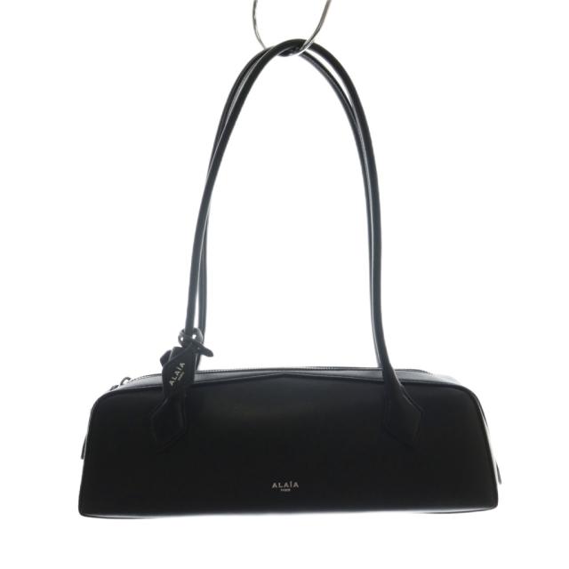 【中古】アライア ALAIA LE TECKEL シャイニーゴートスキン製 ミディアムバッグ トート 黒 ブラック /AQ ■OS