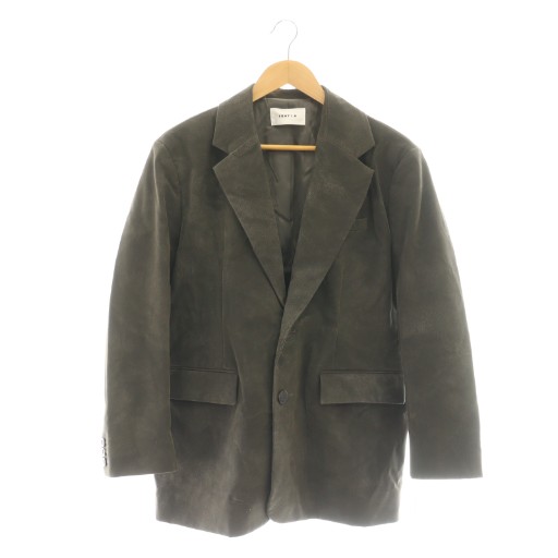 【中古】未使用品 フレイアイディー 24AW バリエーションオーバーサイズジャケット テーラードジャケット 1 グレー