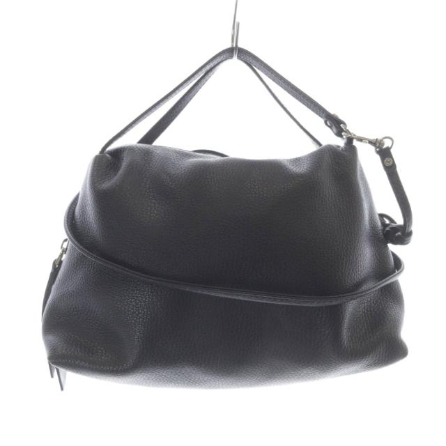 【中古】ジャンニキャリーニ 2WAYバッグ ショルダーバッグ ハンドバッグ 黒 /SR レディース