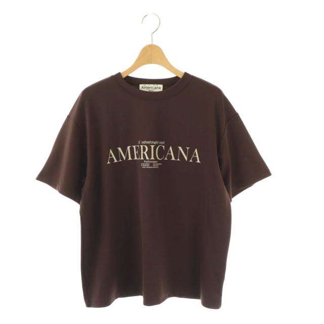 【中古】アメリカーナ AMERICANA 25AW Deuxieme Classe 別注 COOL TEE Tシャツ カットソー 半袖 茶