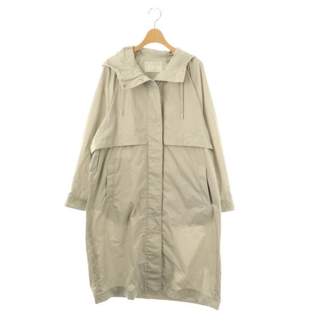 【中古】アイシービー iCB 23SS メモリーツイル フーデットコート スプリングコート アウター 4 グレー