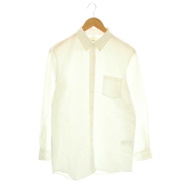 【中古】リトローヴ RETROVE 24AW OXFORD BD SHIRT ボタンダウンシャツ ホワイト /ES ■OS レディース