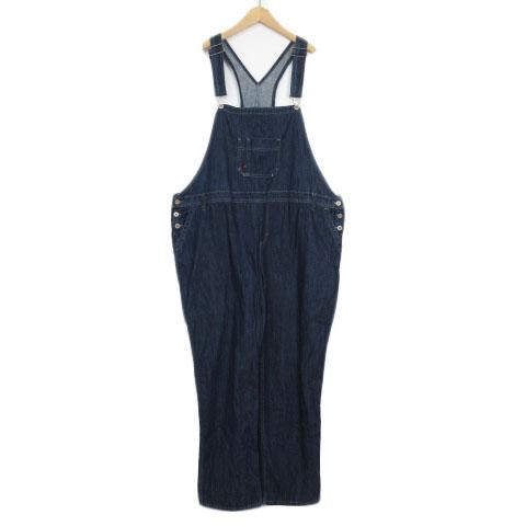 【中古】ディッキーズ Dickies 大きいサイズ パンツ オーバーオール デニム 青 ブルー メンズ