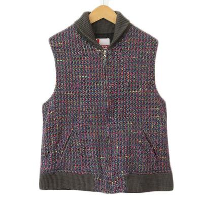 【中古】ローテックス Raw'tex ユナイテッドアローズ moorbrook ベスト ニット ウール カシミヤ L グレー メンズ