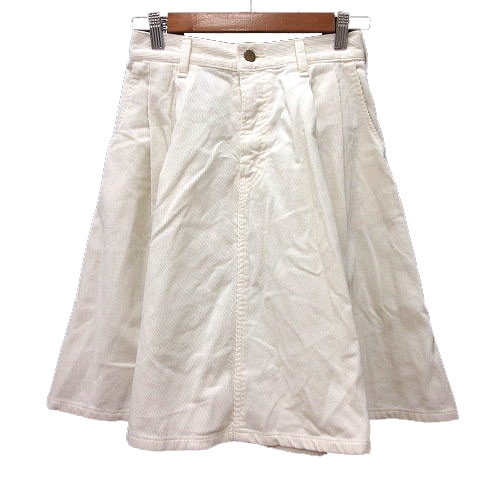 【中古】リー LEE snidel フレアスカート ひざ丈 コーデュロイ XS 白 ホワイト /MN レディースの通販はau PAY マーケット - ブランド古着のベクトル | au PAY ...