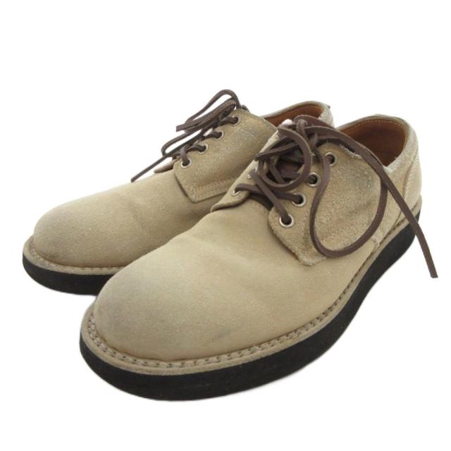 【中古】コムデギャルソンオム COMME des GARCONS HOMME スエード シューズ 靴 ビブラムソール ベージュ /UO ■GY62