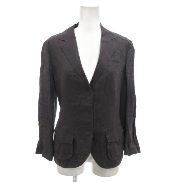 【中古】ブルネロクチネリ BRUNELLO CUCINELLI ジャケット 切替 M グレー /FF ■GY62 レディース