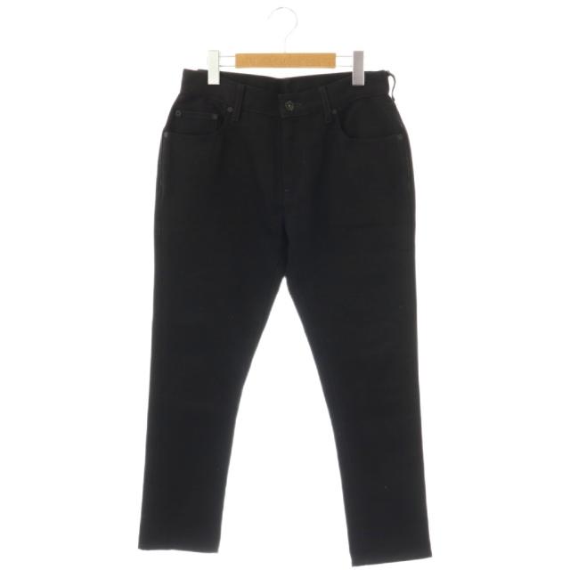 【中古】オフホワイト OFF WHITE デニムパンツ ジーンズ スリム OMYA127C99DEN001 31 ブラック /ES レディース