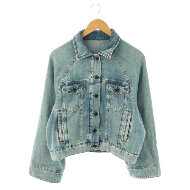 【中古】リビアナコンティ Liviana Conti 24年 デニムジャケット ジージャン Gジャン M ブルー レディース