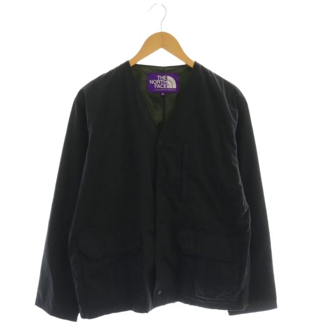【中古】ノースフェイス パープルレーベル RHC Ron Herman別注 ノーカラージャケット M ブラック NP2116N /CX