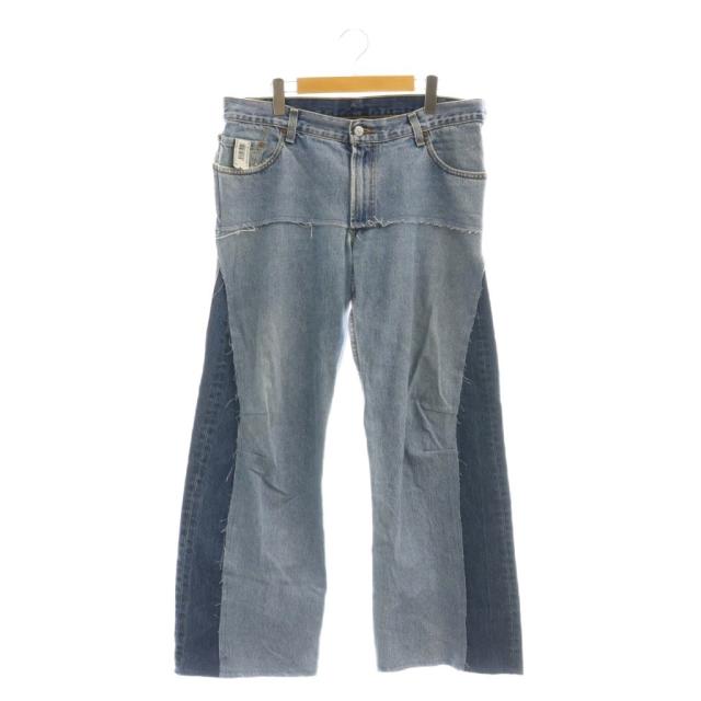 【中古】プロトタイプス prototypes デニムパンツ ジーンズ ワイド L/XL ブルー 青 インディゴ /CX ■GY57 メンズ