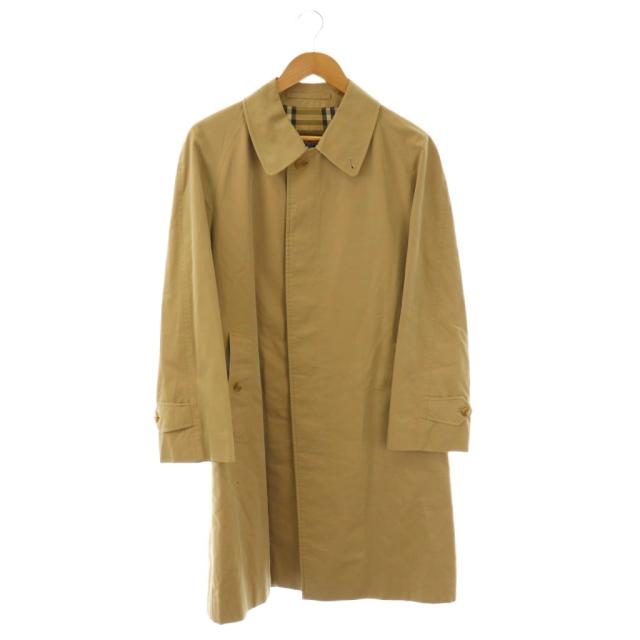 【中古】バーバリーズ Burberrys ステンカラーコート スプリングコート 100 79A ベージュ /DF ■GY57 メンズ
