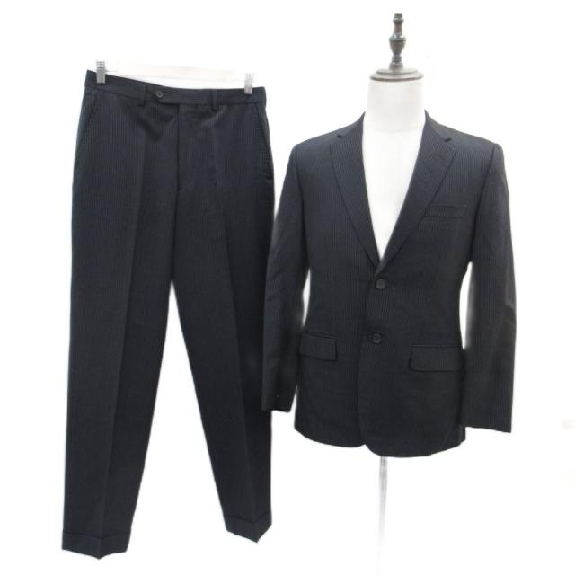 【中古】ブルックスブラザーズ スーツ セットアップ 上下 テーラードジャケット ストライプ柄 スラックスパンツ 2