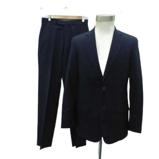 【中古】ブルックスブラザーズ スーツ セットアップ 上下 テーラードジャケット ミドル丈 スラックスパンツ
