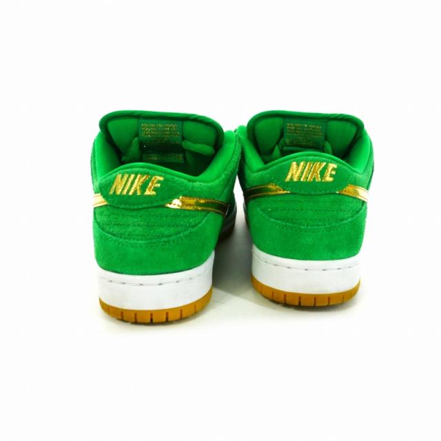 【中古】ナイキ エスビー ダンク ロー セント・パトリックス・デイ シャムロック スニーカー 27.5cm US9.5 グリーン