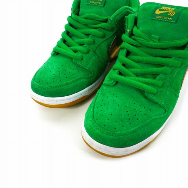 【中古】ナイキ エスビー ダンク ロー セント・パトリックス・デイ シャムロック スニーカー 27.5cm US9.5 グリーン