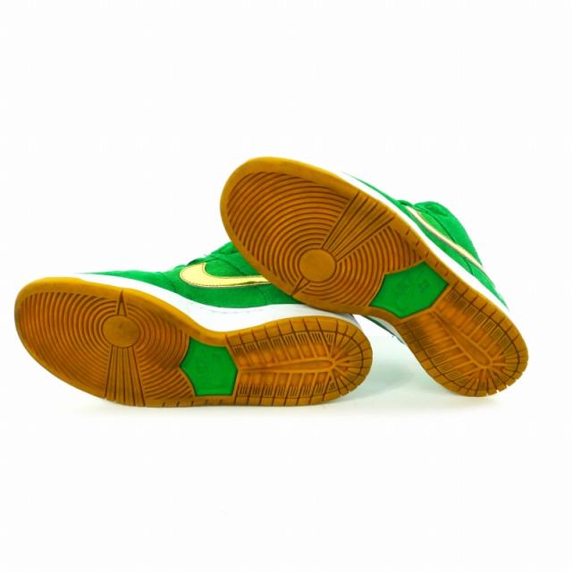 【中古】ナイキ エスビー ダンク ロー セント・パトリックス・デイ シャムロック スニーカー 27.5cm US9.5 グリーン