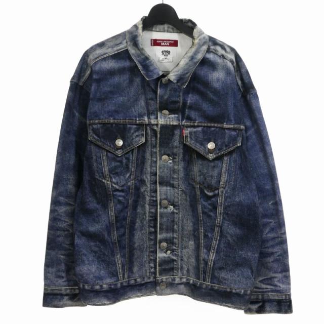 【中古】JUNYA WATANABE MAN × BerBerJin × Levi's 25SS コットンツイル インクジェットプリント M ブルー 青