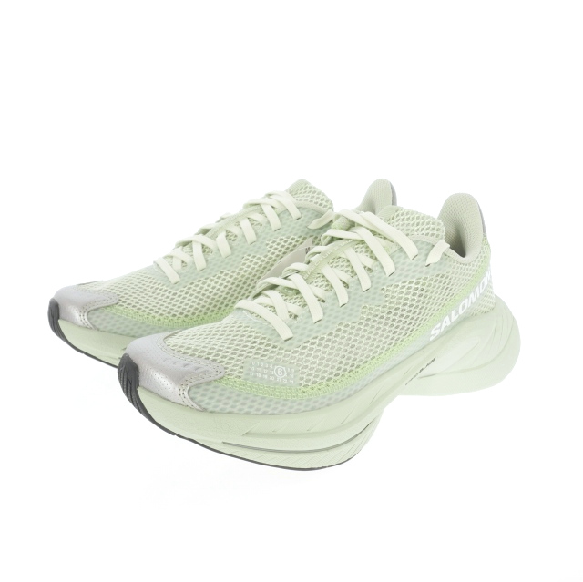 【中古】未使用品 エムエムシックス メゾンマルジェラ MM6 × SALOMON 25SS  スニーカー 43 1/3  ライトグリーン