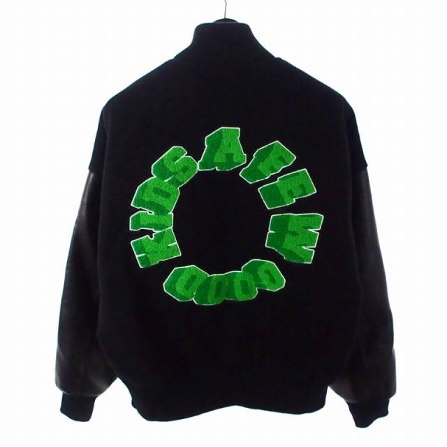 【中古】アフューグッドキッズ A FEW GOOD KIDS スタジャン アウター ブルゾン 上着  S ブラック 黒 メンズ